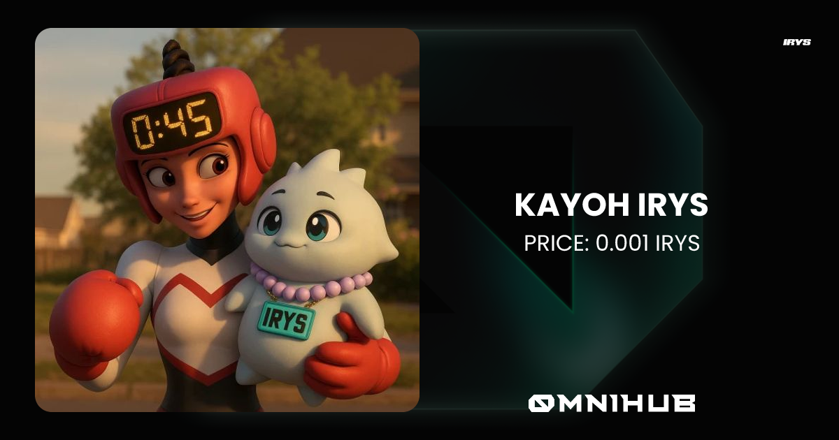KAYOH IRYS | Unique Digital Art on OmniHub NFT Launchpad