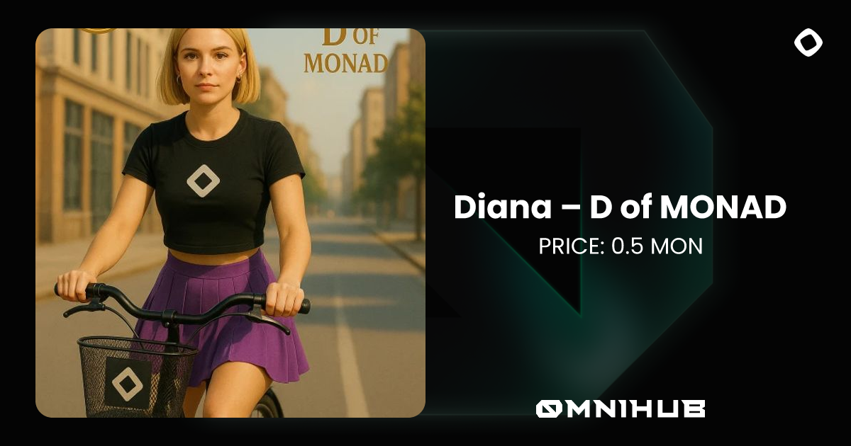 Diana – D of MONAD | Unique Digital Art on OmniHub NFT Launchpad